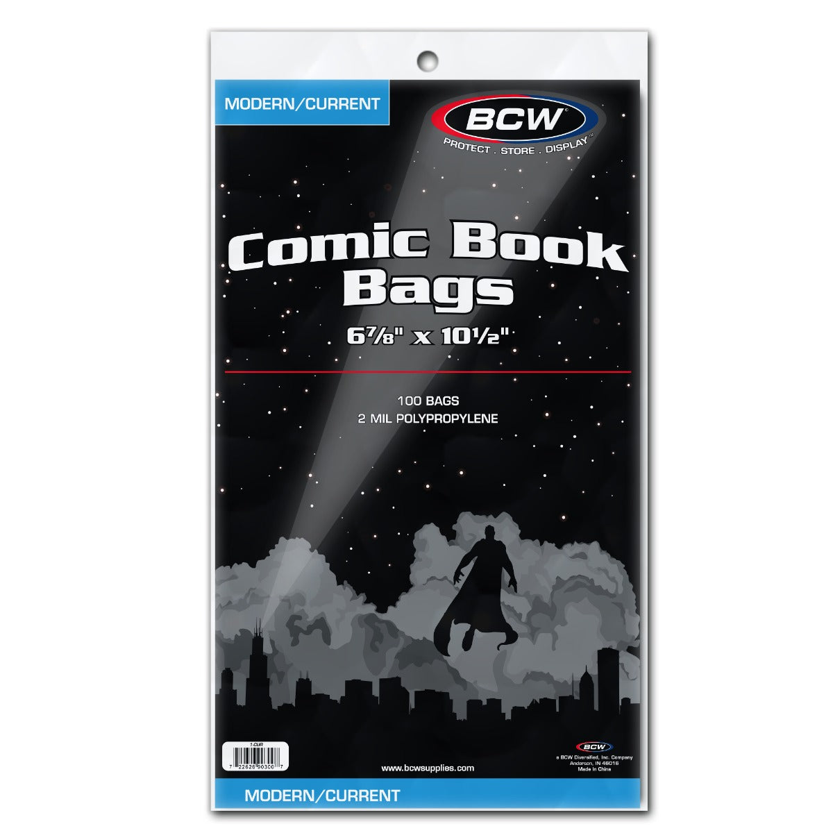 BCW / Monster 1-CUR Comic Bags Current/Modern 6 7/8 x 10 1/2 — Hobby City NZ