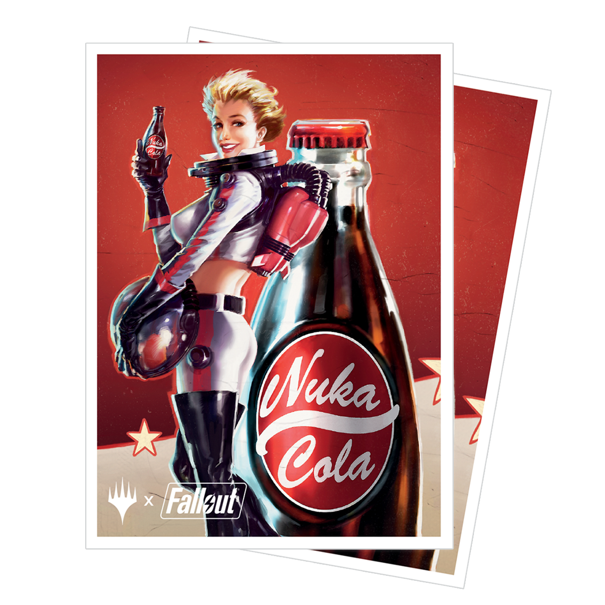 Ultra Pro 38312 Fallout Nuka-Cola Deck Sleeves (105ct) — Hobby City NZ