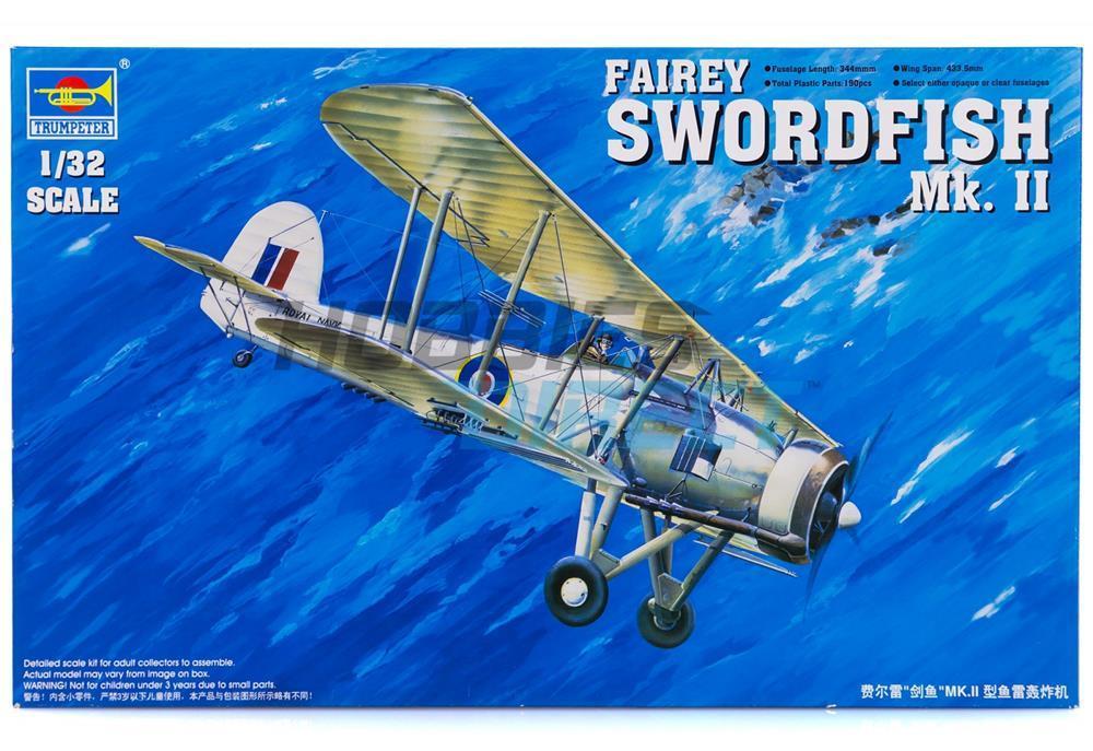 Trumpeter 03208 1/32 Fairey Swordfish Mark II — Hobby City NZ