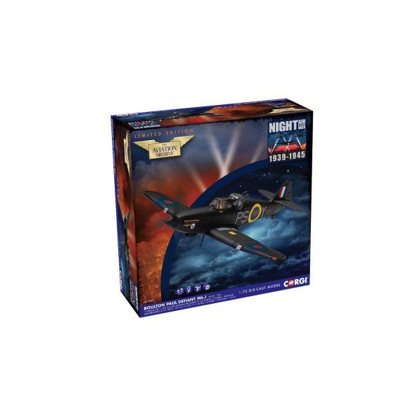 Corgi AA39306 1/72 Defiant Mk. I Nightfighter - N1801/PS-Y "Coimbatore ...