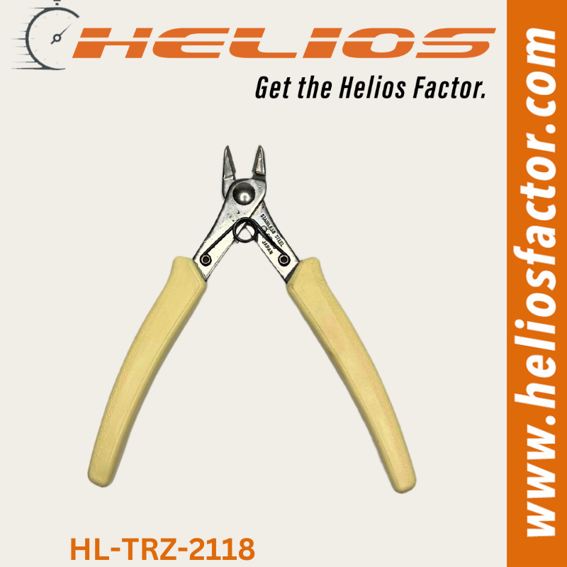 Helios - 126mm Stainless Steel Flush Nose Nippers - Spring Loaded ...