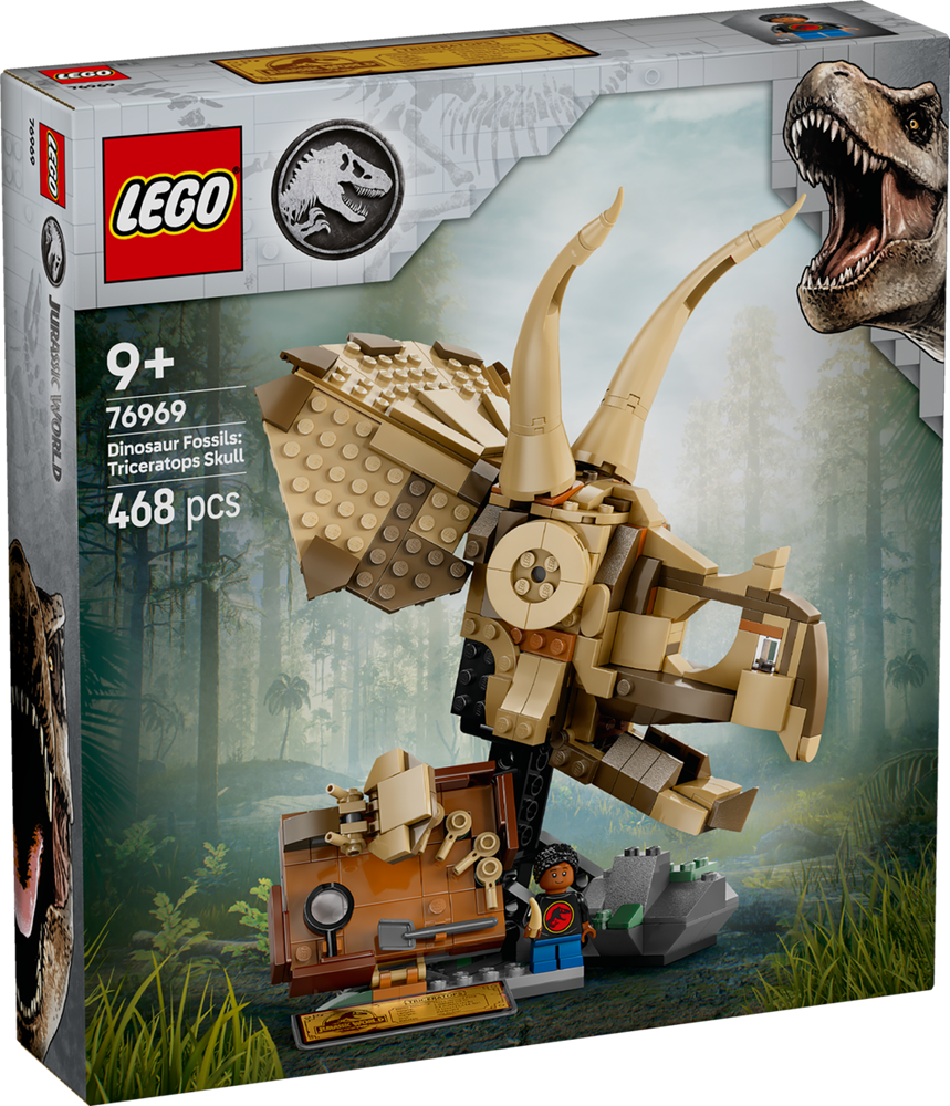 LEGO Jurassic World Dinosaur Fossils: Triceratops Skull 76969 — Hobby ...