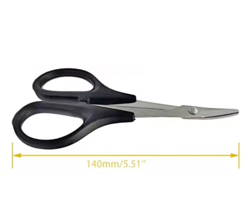 Helios - Hardened Steel RC Car Curved Scissors - Plastic Body Shell Sc ...